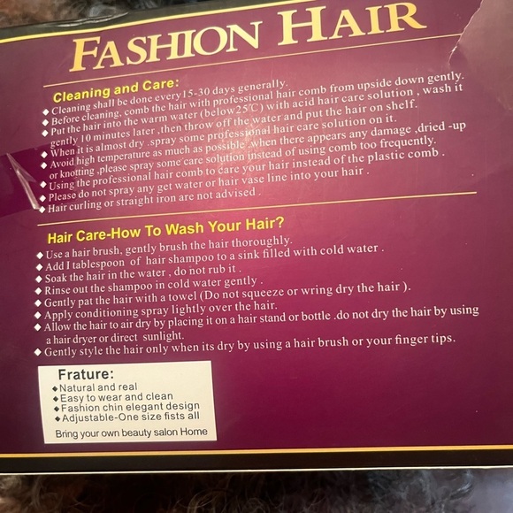 unbranded | Hair | Afro Puff Drawstring Ponytail With Bangs Gray | Poshmark